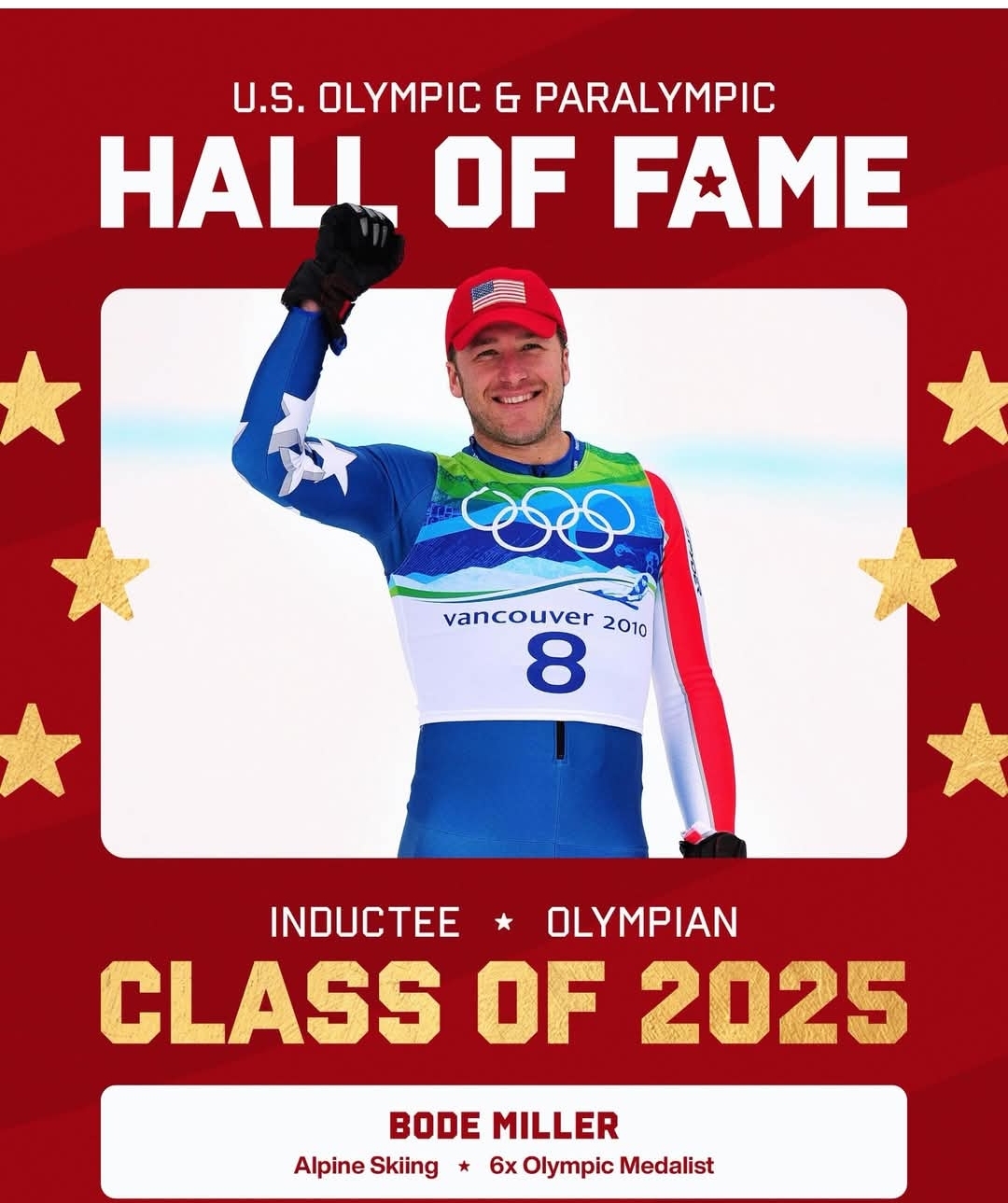 CONGRATULATIONS!! Bode Miller Makes History Again! Six-Time Olympic ...