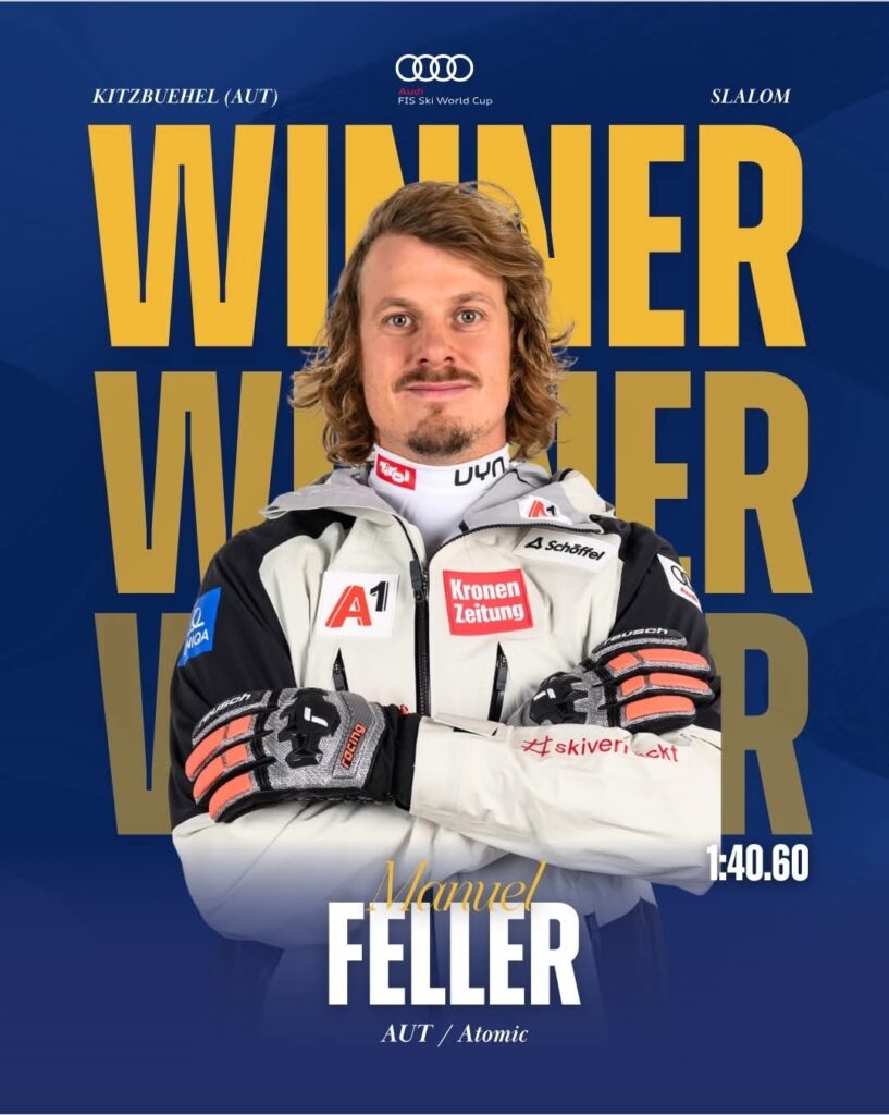 Manuel Feller Claims Emotional Home Triumph: Wins Iconic Kitzbühel ...